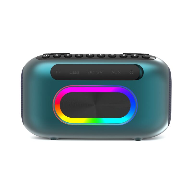 Akai APR-700 φορητό ραδιόφωνο FM/AM, REC, Bluetooth 5.3, RGB LED, 1800mAh