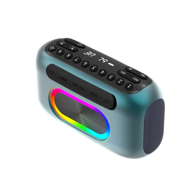 Akai APR-700 φορητό ραδιόφωνο FM/AM, REC, Bluetooth 5.3, RGB LED, 1800mAh