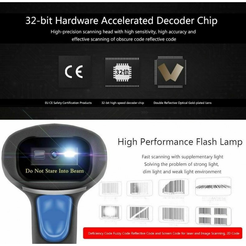 Netum NT-L3 Scanner Χειρός Ενσύρματο για Barcodes 1D